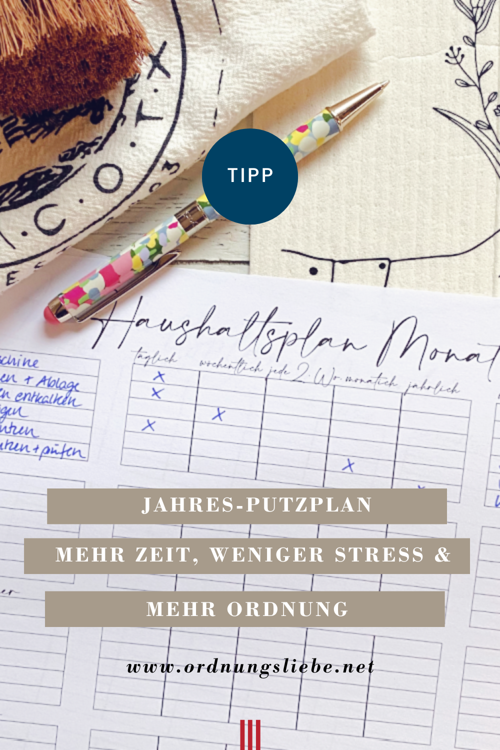 Putzplan erstellen – individuelle für euch von Ordnungsliebe