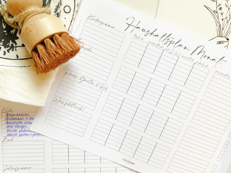 Putzplan erstellen – individuelle für euch von Ordnungsliebe